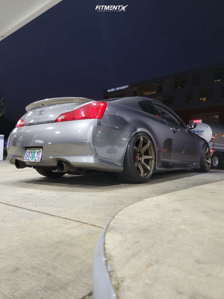 2011 INFINITI G37 IPL with 19x10.5 Work Emotion T7r and Continental ...