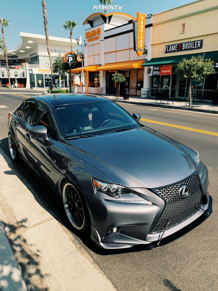 2014 Lexus IS250 F Sport with 19x8.5 ESR Cs11 and Ironman 235x35 on ...