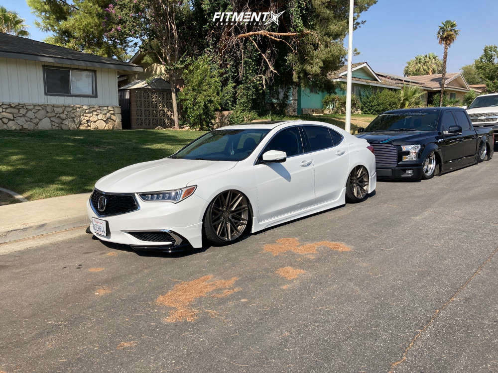 2020 Acura TLX Base with 20x10 TSW Pescara and Dcenti 225x35 on Stock ...