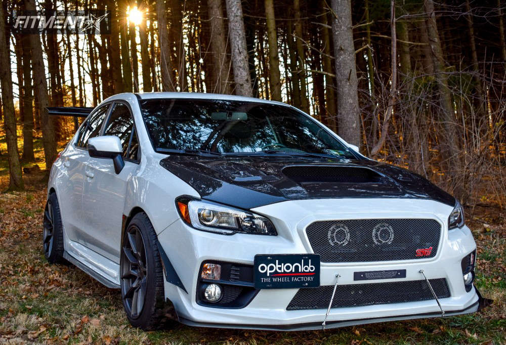 2016 Subaru WRX STI Base with 18x9.5 Option Lab R716 and Continental ...