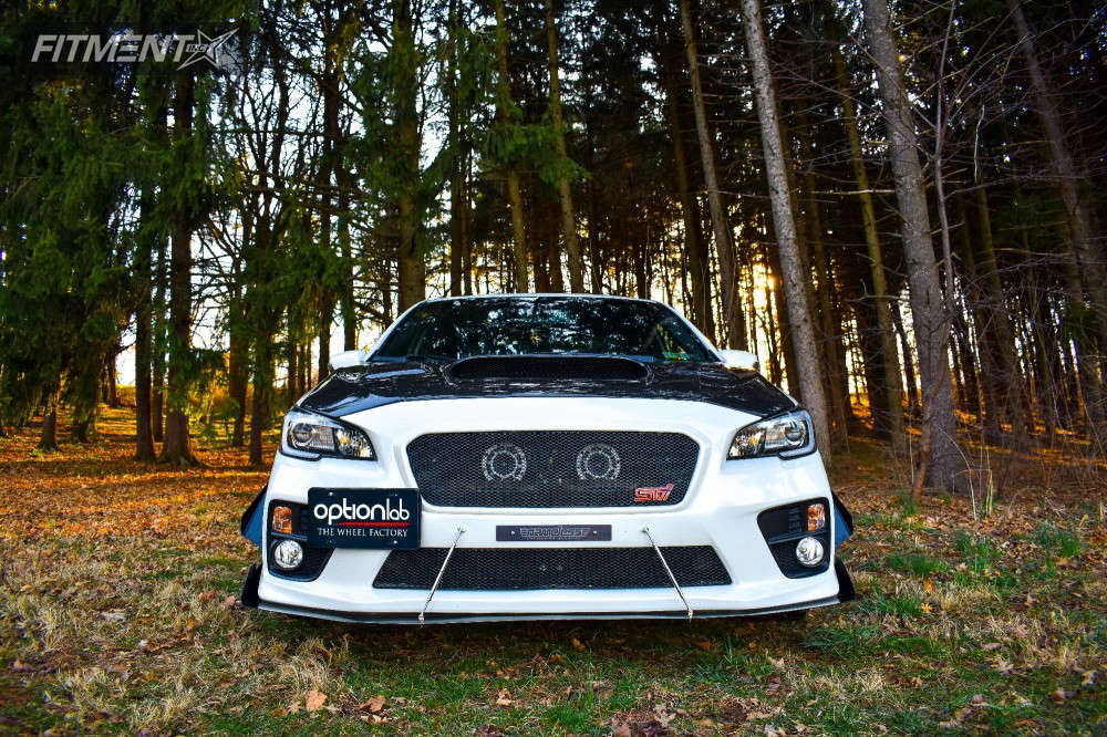 2016 Subaru WRX STI Base with 18x9.5 Option Lab R716 and Continental ...