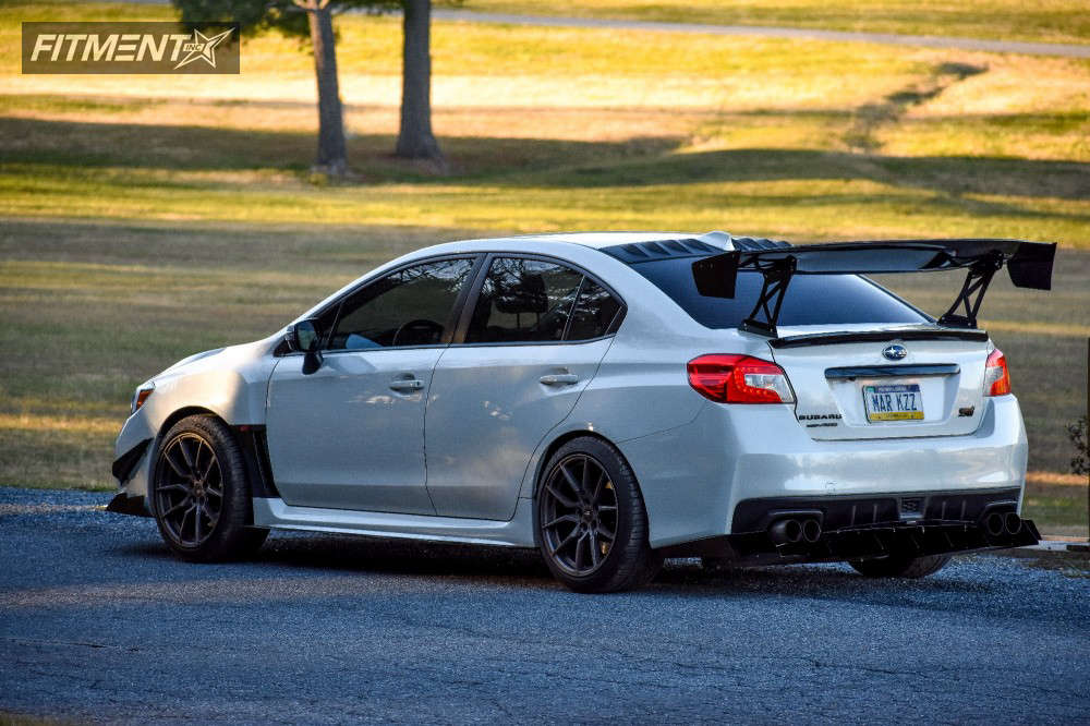 2016 Subaru WRX STI Base with 18x9.5 Option Lab R716 and Continental ...