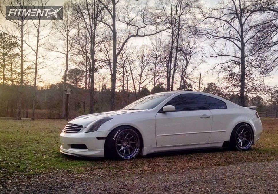 2004 INFINITI G35 Base with 19x11 Zedd Slt and Falken 245x35 on ...