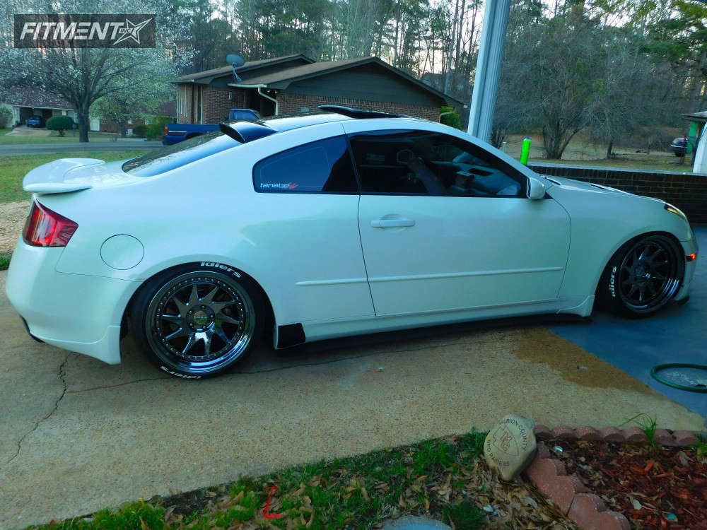 2004 INFINITI G35 Base with 19x11 Zedd Slt and Falken 245x35 on ...