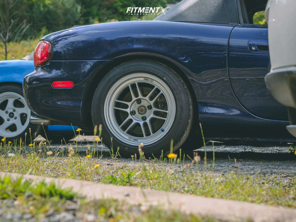 2004 Mazda Miata Base with 15x8 Enkei Rpf1 and Falken 205x50 on Coilovers | 1852959 | Fitment ...