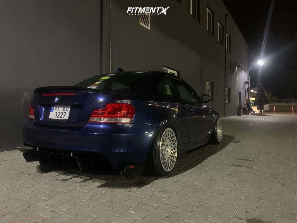 2012 BMW 135i Base with 18x8.5 WatercooledIND MT-10 and Continental ...