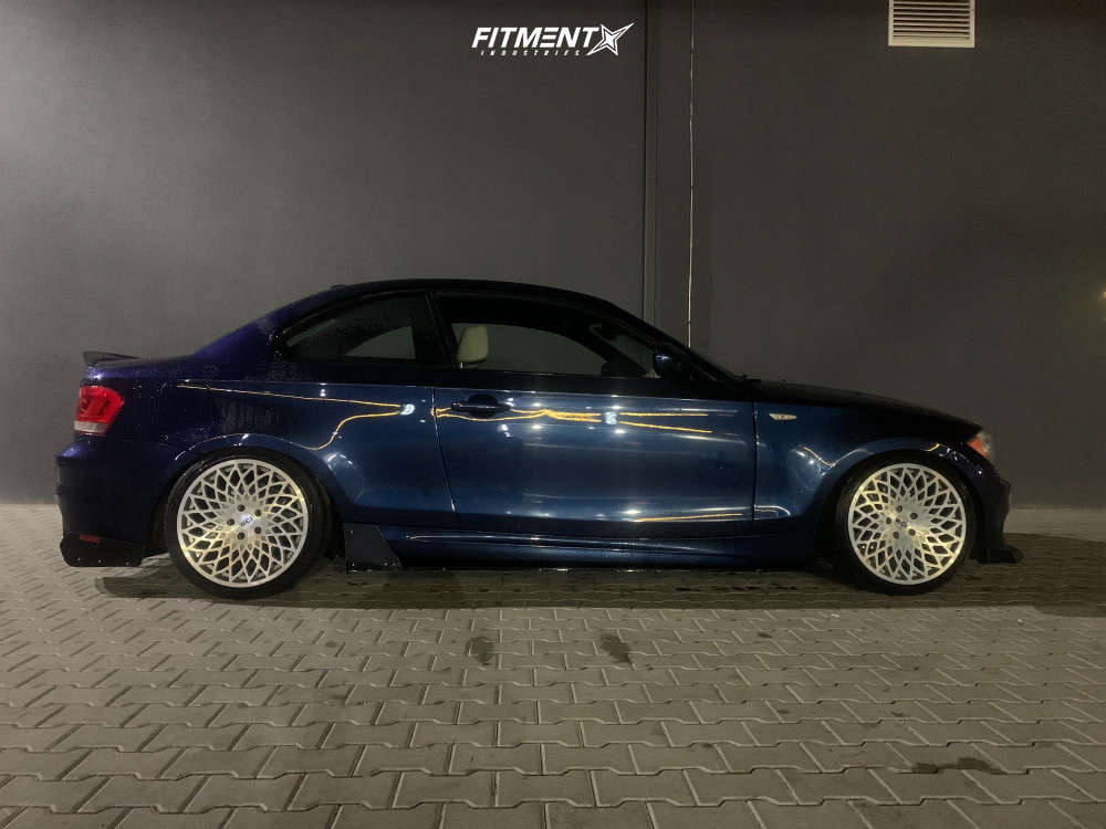 2012 BMW 135i Base with 18x8.5 WatercooledIND MT-10 and Continental ...