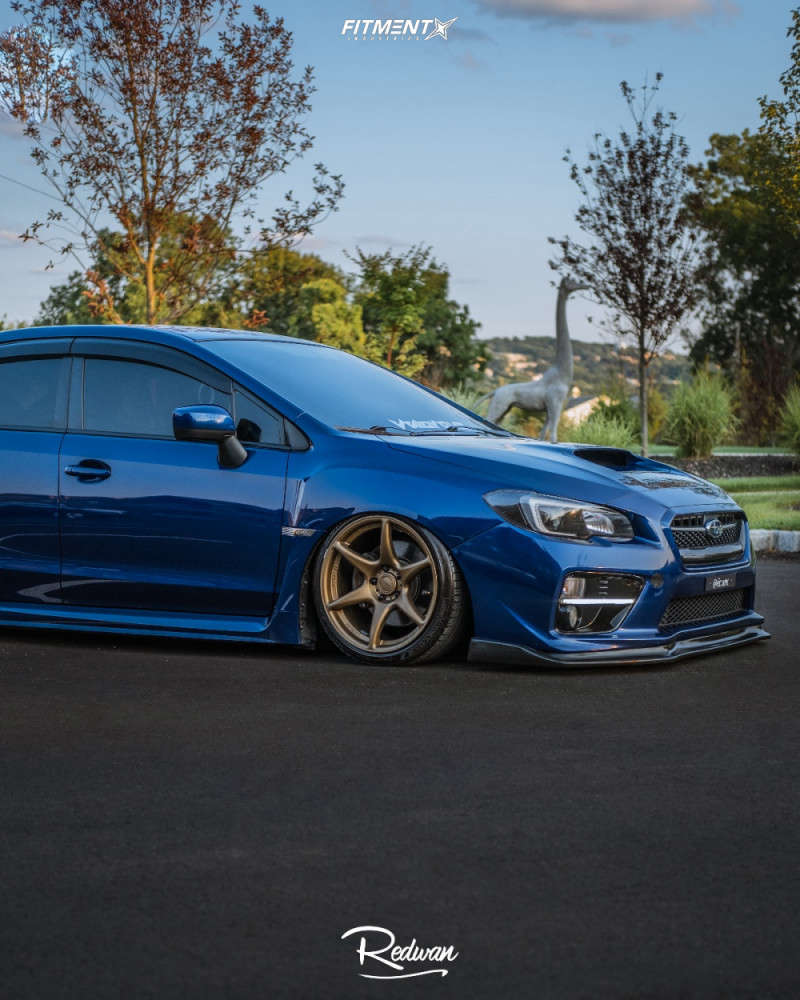 2017 Subaru WRX Premium with 18x9.5 Kansei Tandem and Nankang 215x40 on ...