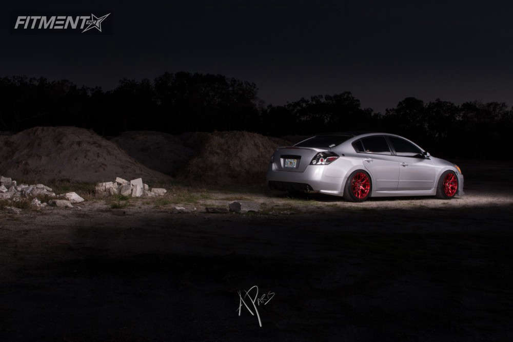 2012 Nissan Altima SR with 18x10 SVE and Firestone 255x40 on Coilovers ...