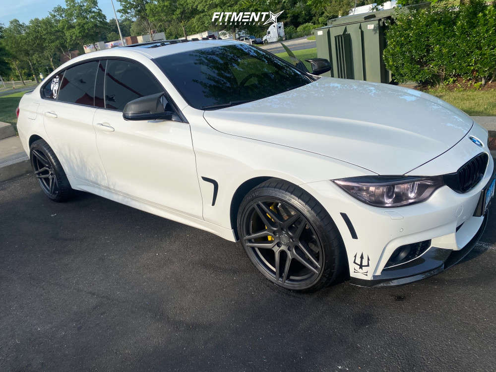 2016 BMW 435i Gran Coupe Base with 19x9.5 ESR Rf15 and Michelin 245x35 ...