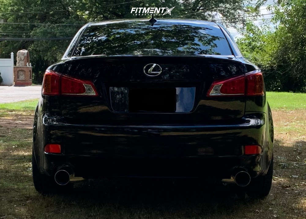 2010 Lexus IS350 Base with 18x8.5 Enkei T6r and Continental 235x40 on ...