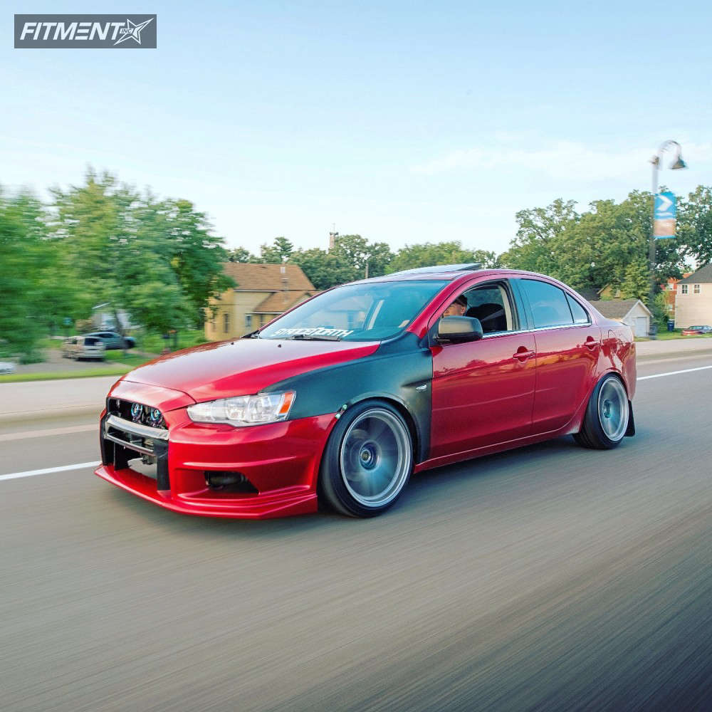 2008 Mitsubishi Lancer GTS with 18x9.5 MB Wheels Battle and Falken ...