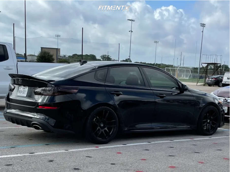 2019 Kia Optima LX with 19x8.5 ESR Cs8 and Federal 245x35 on Lowering ...