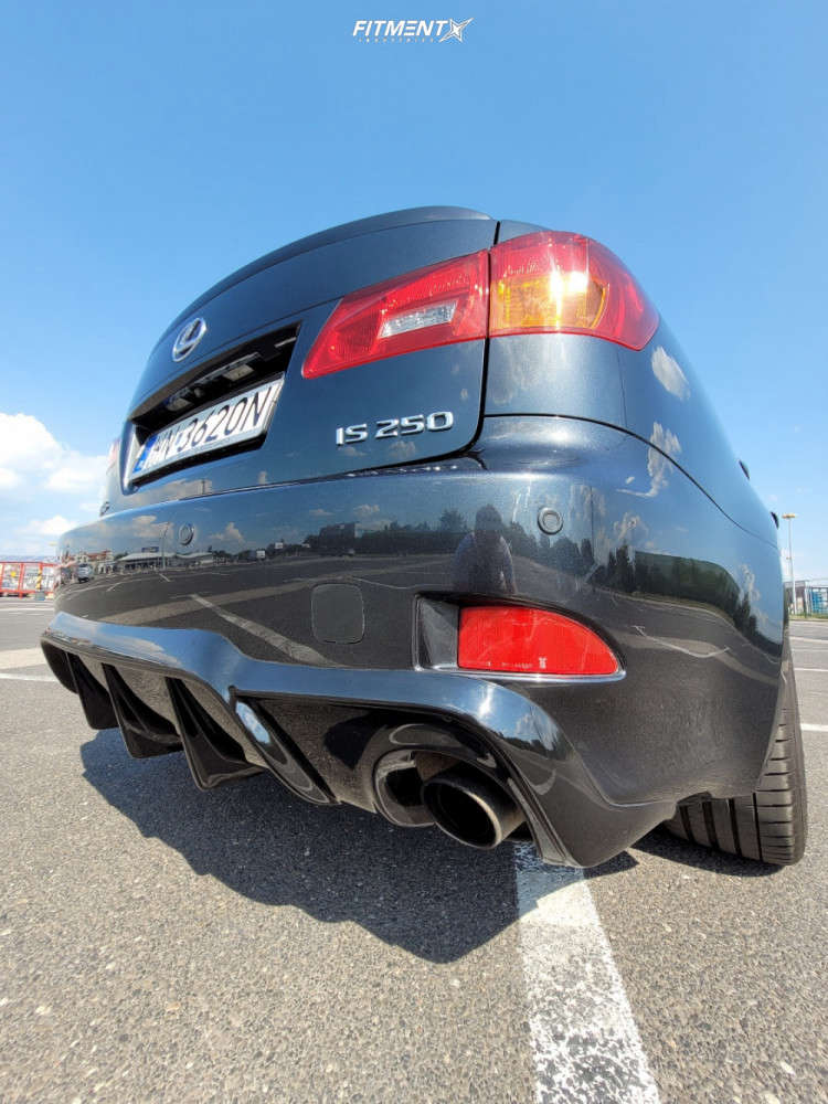 2006 Lexus IS250 4dr Sedan (2.5L 6cyl 6A) with 18x8 Enkei Nt03 and ...