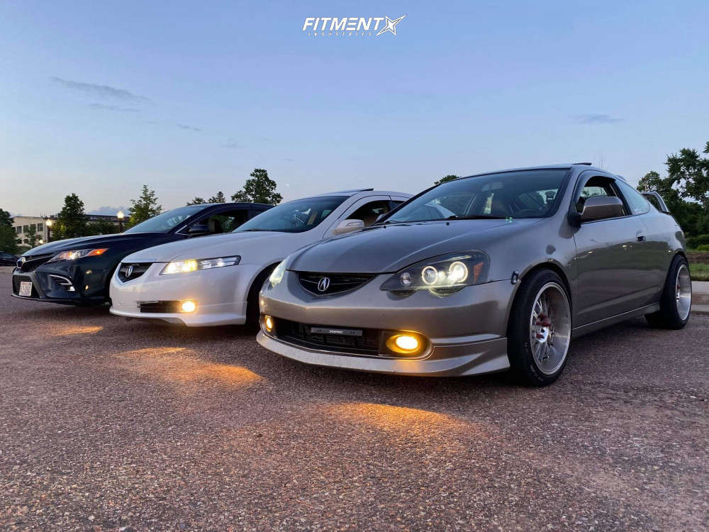 2002 Acura RSX Type-S with 17x9 STR 514 and Goodyear 225x45 on Air ...