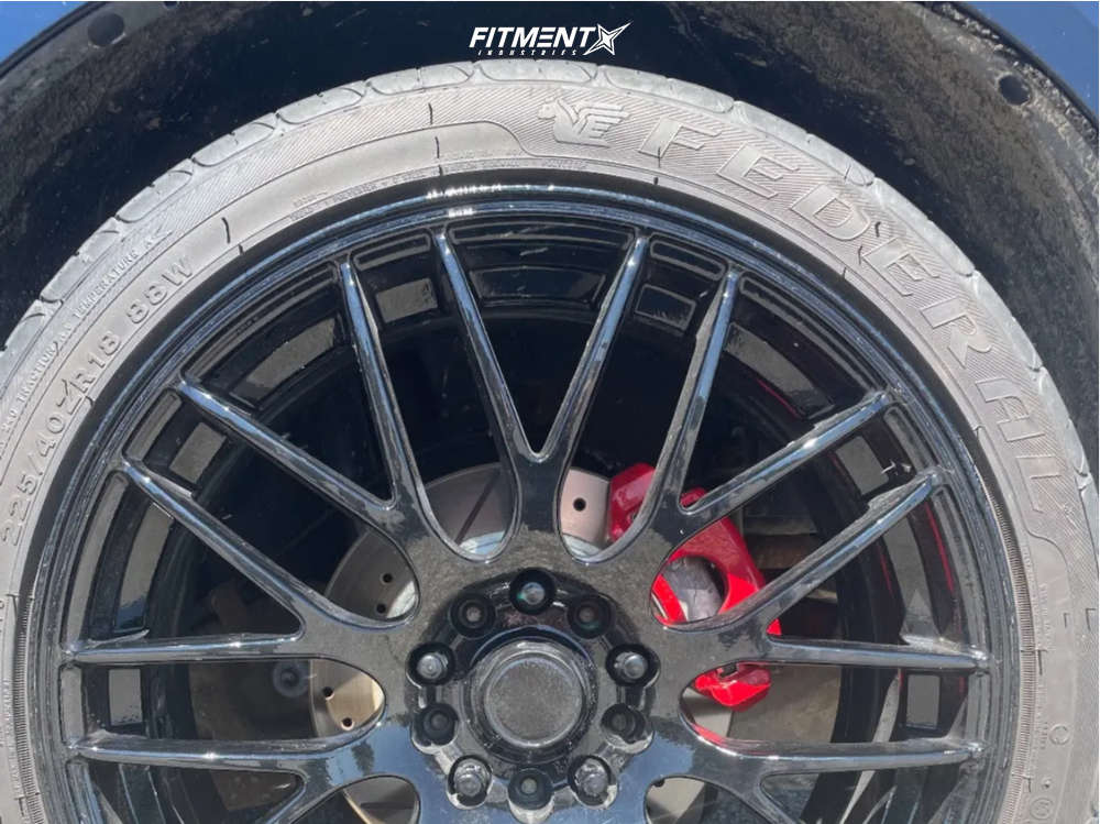 2008 Pontiac G6 GT with 18x8 MSR 045 and Federal 225x40 on Lowering ...