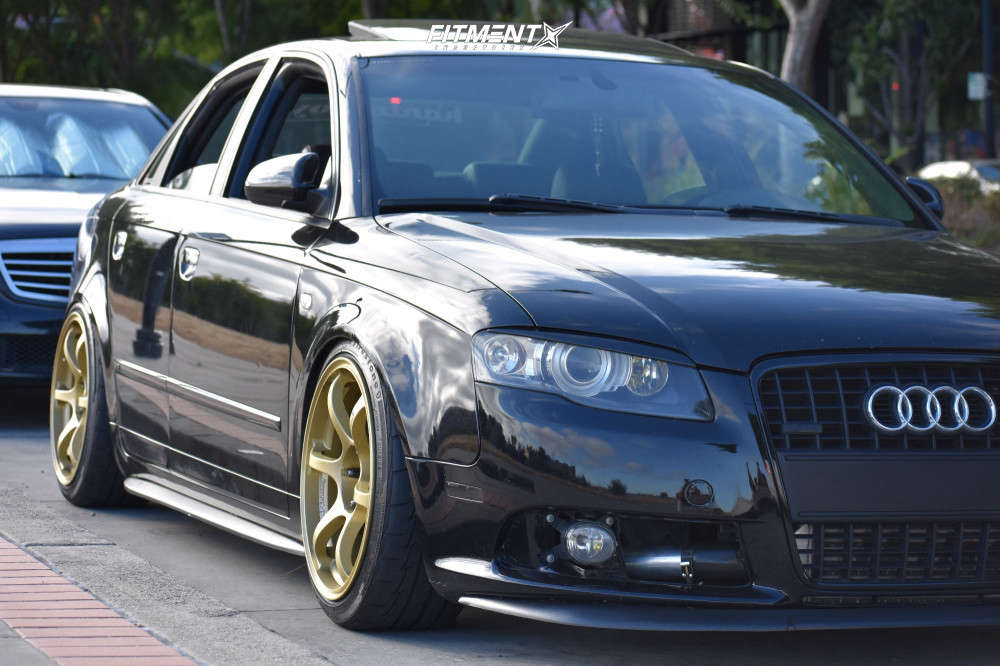 2008 Audi A4 Quattro Base with 18x9 Advan Racing RGII and Firestone ...