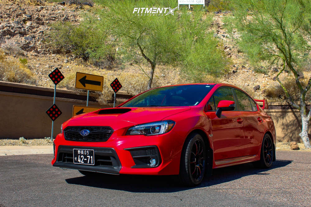2019 Subaru WRX Limited with 18x8 Konig Illusion and Dunlop 245x40 on ...