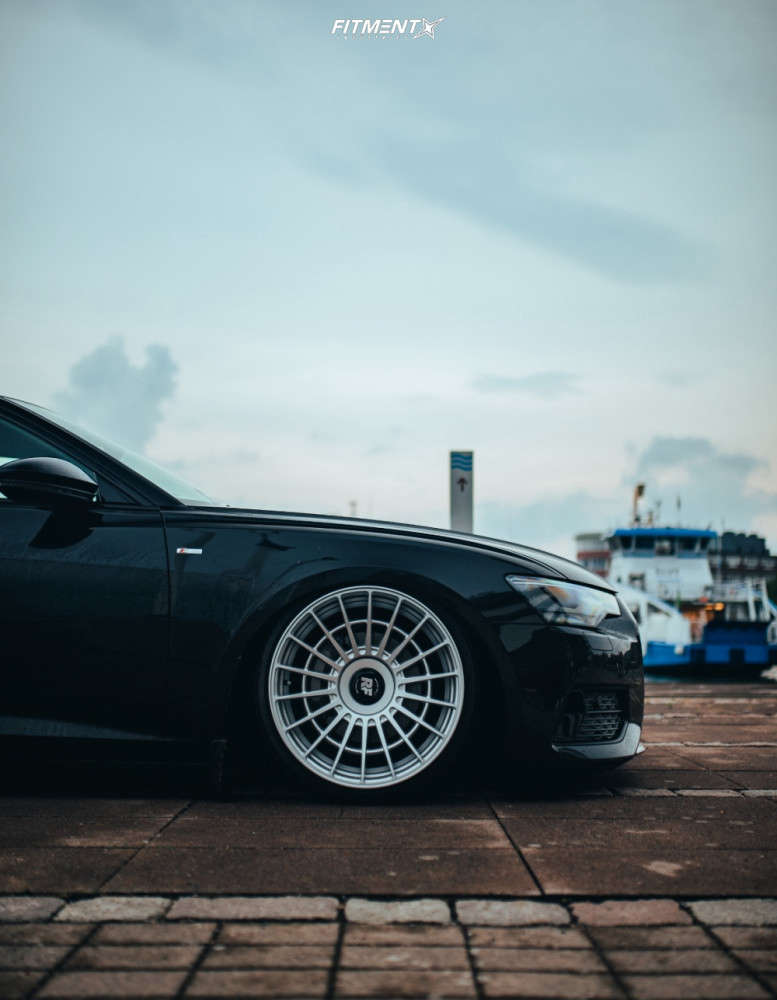 2019 Audi A6 Quattro Premium with 20x10 Rotiform Las-r and Nankang 245x30 on Air Suspension ...