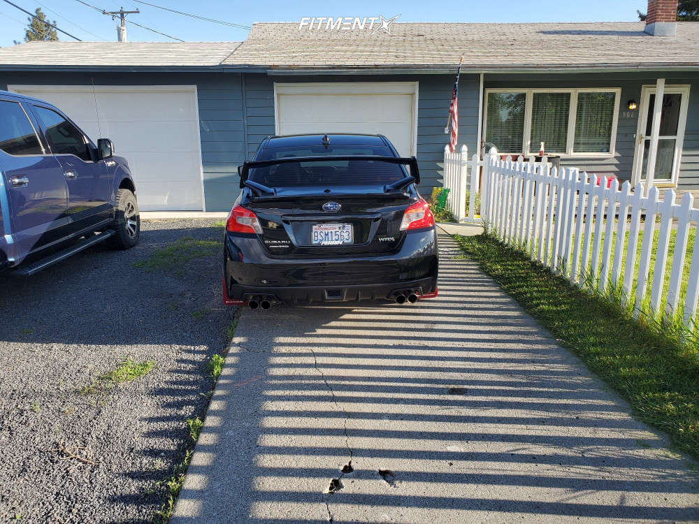 2020 Subaru WRX Base with 17x9 MST Mt44 and Dunlop 235x45 on Stock ...