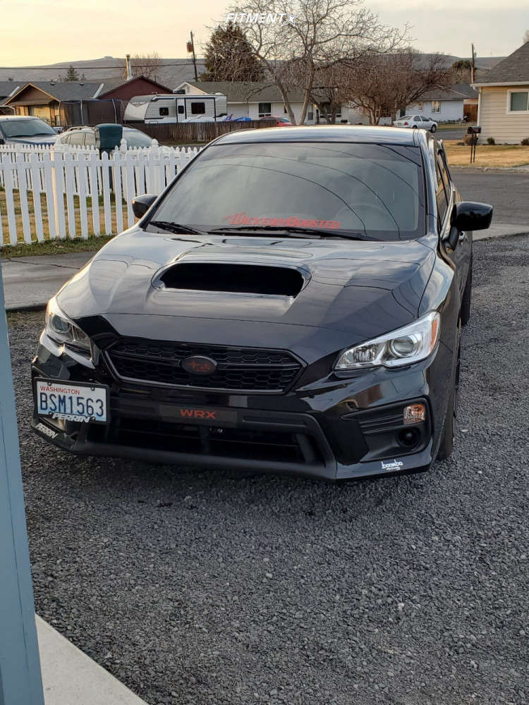 2020 Subaru WRX Base with 17x9 MST Mt44 and Dunlop 235x45 on Stock ...