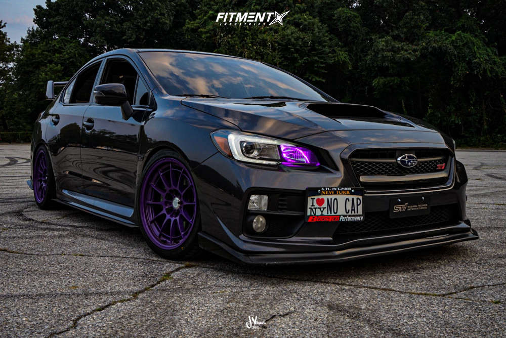 2017 Subaru WRX STI Base with 18x9.5 Enkei Nt03 and Falken 255x35 on ...