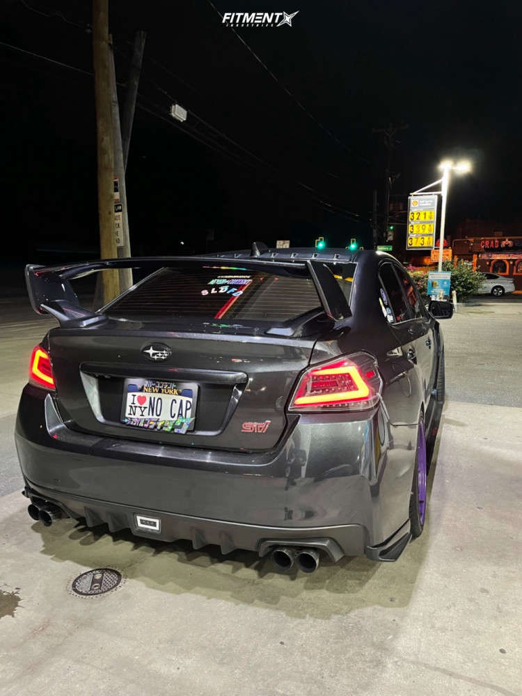 2017 Subaru WRX STI Base with 18x9.5 Enkei Nt03 and Falken 255x35 on ...