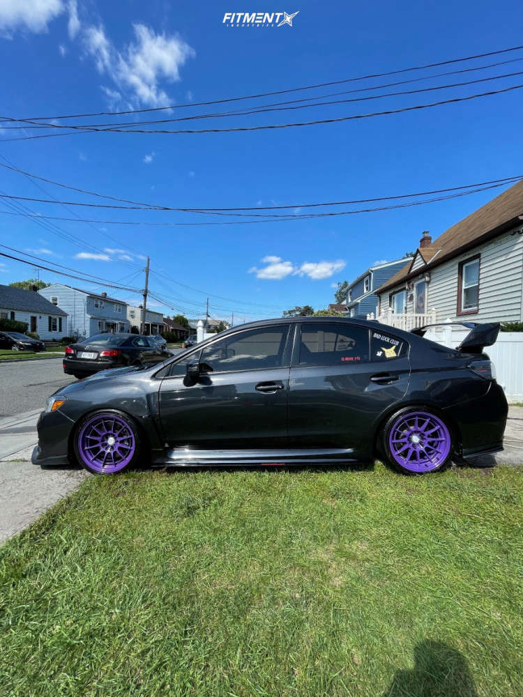 2017 Subaru WRX STI Base with 18x9.5 Enkei Nt03 and Falken 255x35 on ...