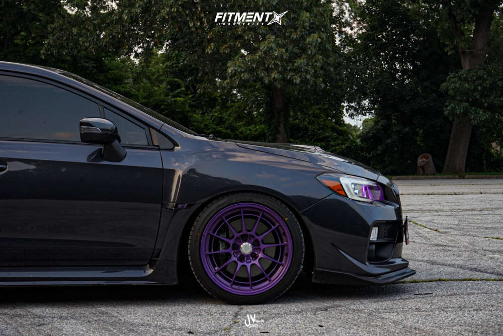 2017 Subaru WRX STI Base with 18x9.5 Enkei Nt03 and Falken 255x35 on ...