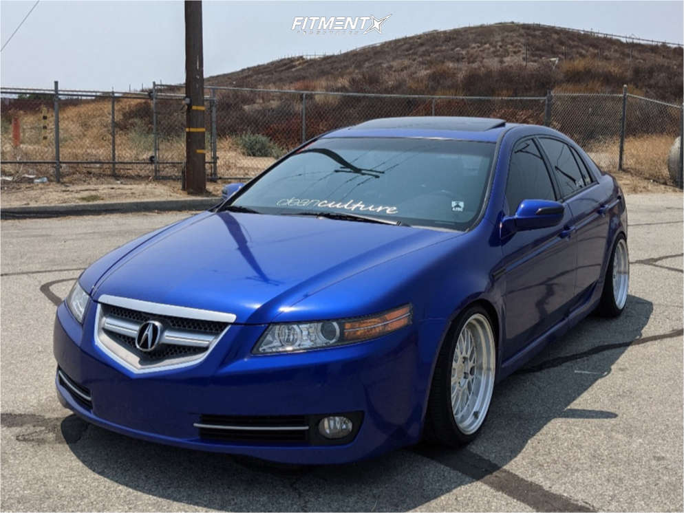 2007 Acura TL Base with 18x9.5 ESR Sr05 and Toyo Tires 245x35 on ...