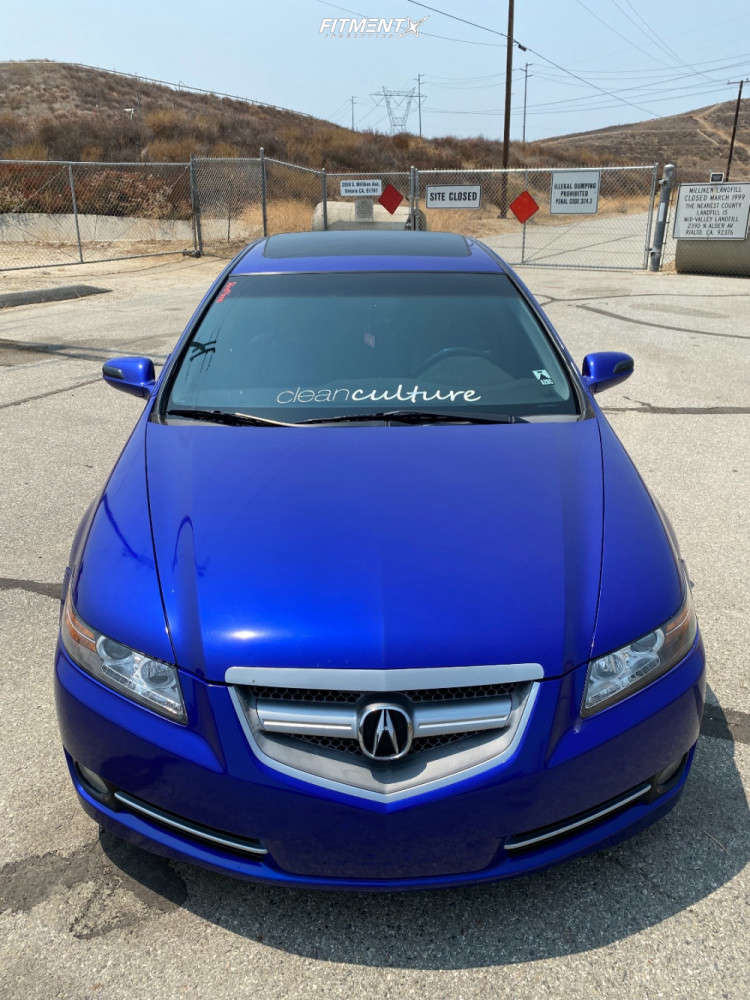 2007 Acura TL Base with 18x9.5 ESR Sr05 and Toyo Tires 245x35 on ...