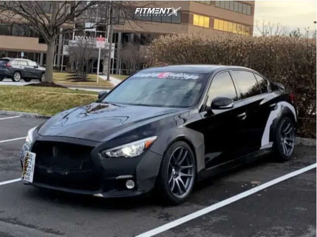 2015 INFINITI Q50 Premium with 19x10.5 ESR Sr08 and Hankook 275x35 on Coilovers | 1859125 ...