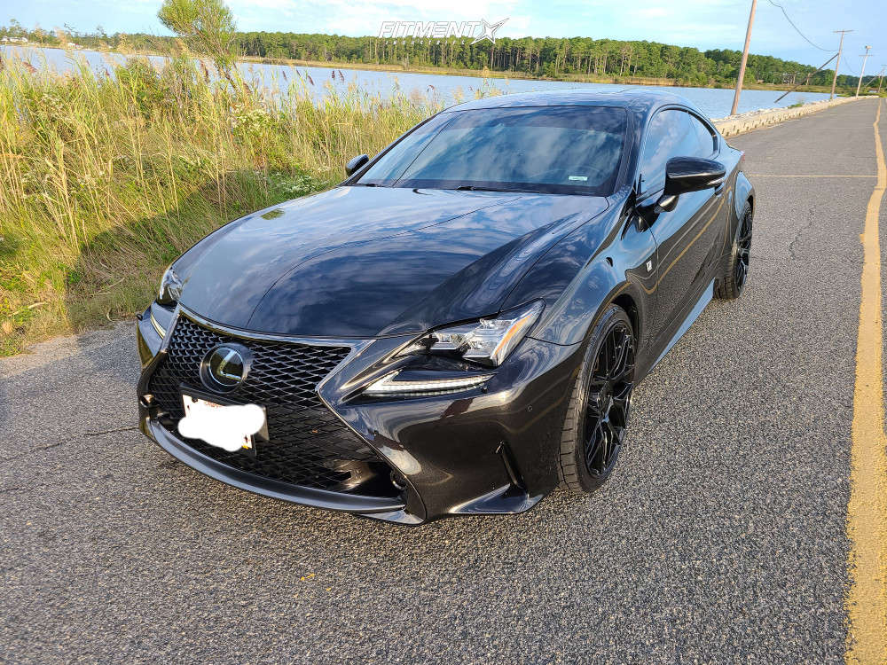 2018 Lexus RC350 F Sport with 20x9 Asanti Black Abl-27 and Nitto 245x35 ...