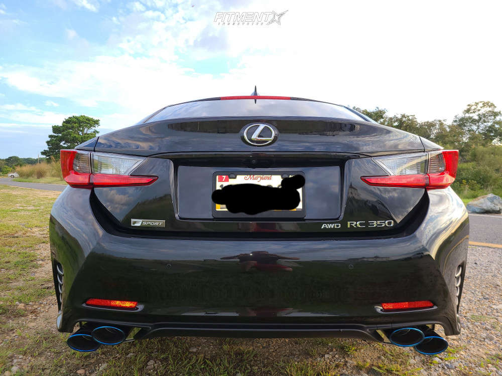 2018 Lexus RC350 F Sport with 20x9 Asanti Black Abl-27 and Nitto 245x35 ...