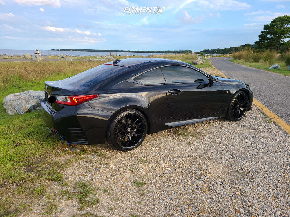 2018 Lexus RC350 F Sport with 20x9 Asanti Black Abl-27 and Nitto 245x35 ...