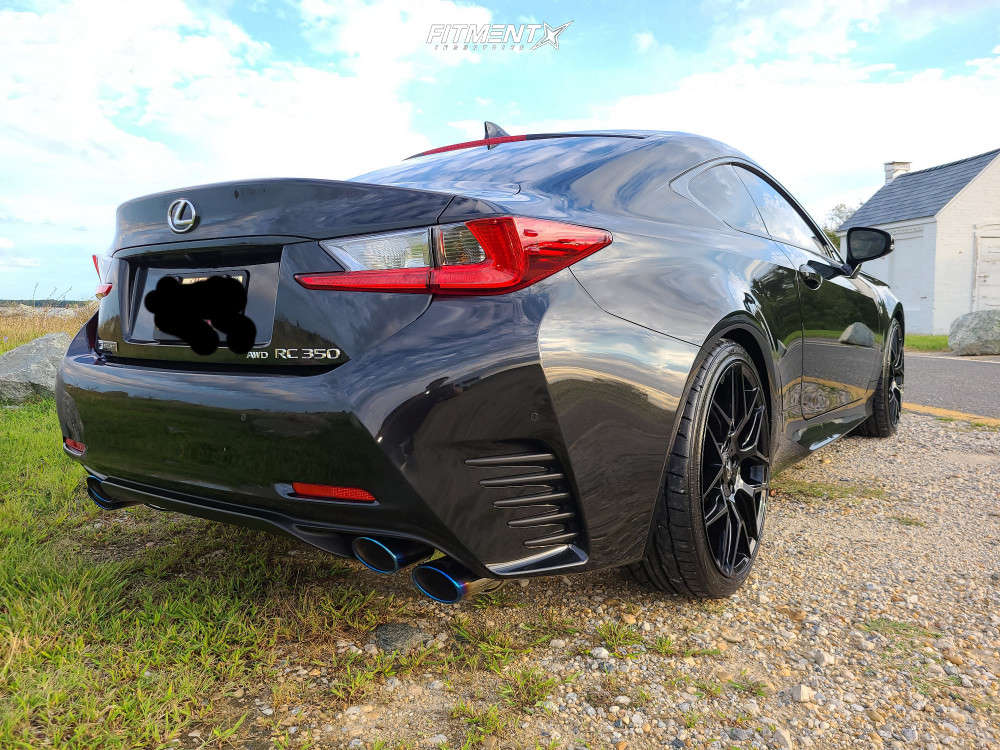 2018 Lexus RC350 F Sport with 20x9 Asanti Black Abl-27 and Nitto 245x35 ...