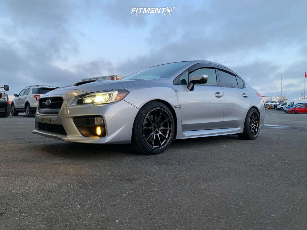 2017 Subaru WRX Sport with 18x9.5 Fast Wheels Fc08 and Zeta 245x40 on ...
