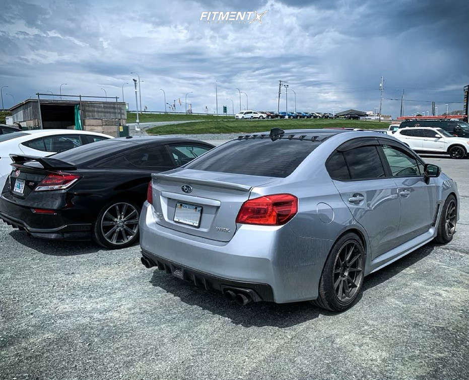 2017 Subaru WRX Sport with 18x9.5 Fast Wheels Fc08 and Zeta 245x40 on ...