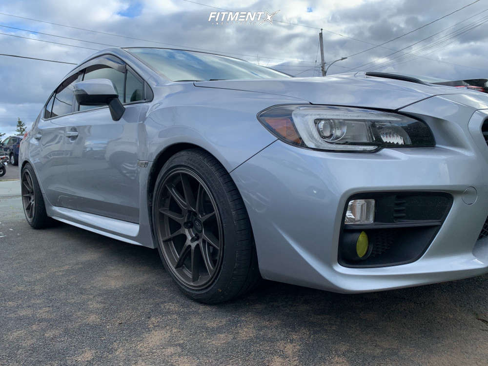 2017 Subaru WRX Sport with 18x9.5 Fast Wheels Fc08 and Zeta 245x40 on ...