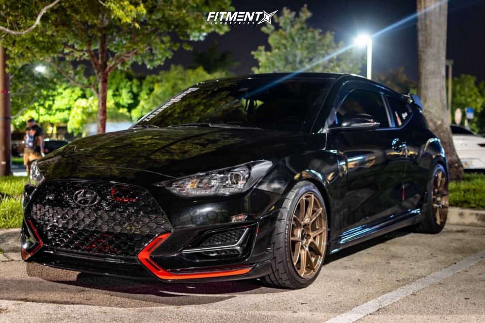 2020 Hyundai Veloster N Base with 18x8.5 Enkei Tsv and Firestone 235x40 ...