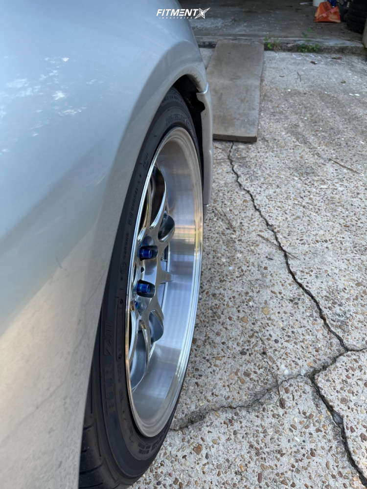 1995 Nissan Skyline R33 Base with 18x10.5 Work Emotion D9r and Sumitomo ...