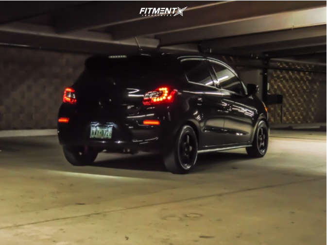 2020 Mitsubishi Mirage ES with 15x6.5 AVID1 AV8 and Tatko 195x50 on ...