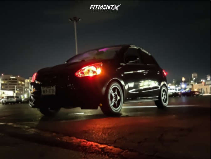 2020 Mitsubishi Mirage ES with 15x6.5 AVID1 AV8 and Tatko 195x50 on ...