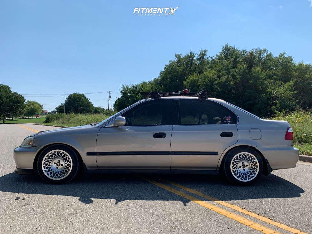 2000 Honda Civic LX with 15x8 JNC Jnc043 and Hankook 195x50 on ...