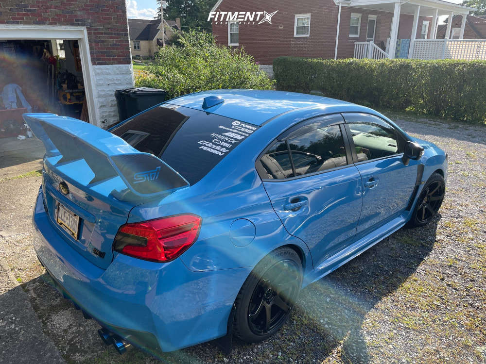 2016 Subaru WRX STI Series.HyperBlue with 18x9.5 Enkei T6s and ...