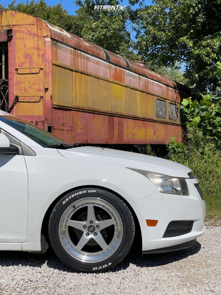 2013 Chevrolet Cruze Eco with 18x8.5 ESR Cs5 and Toyo Tires 235x45 on ...