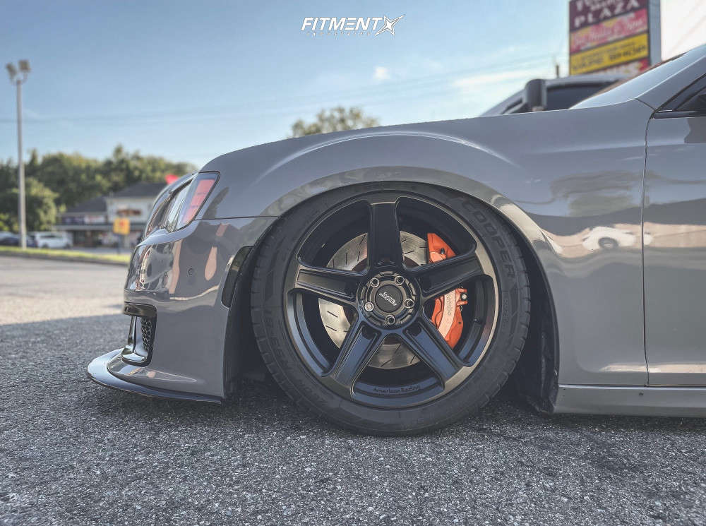 2012 Chrysler 300 SRT8 with 20x9.5 American Racing Hellion and Cooper ...