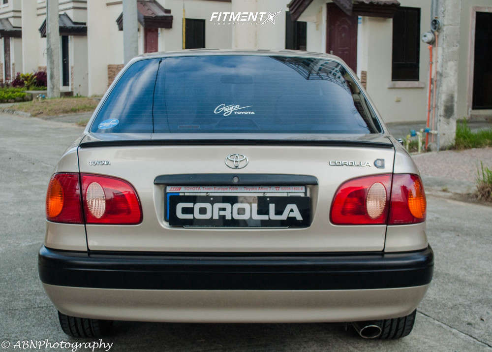 2001 Toyota Corolla S with 17x7.5 BBS Rx and Sailun 205x45 on Stock ...