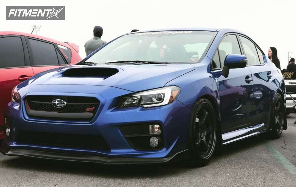2015 Subaru WRX STI Base with 18x9.5 ARKDesign R5 and WinRun 245x40 on ...
