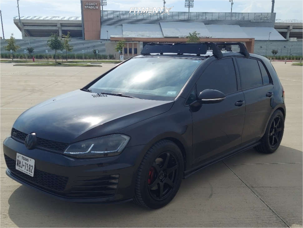 2016 Volkswagen GTI S with 17x8 Enkei T6s and Michelin 235x50 on Stock ...